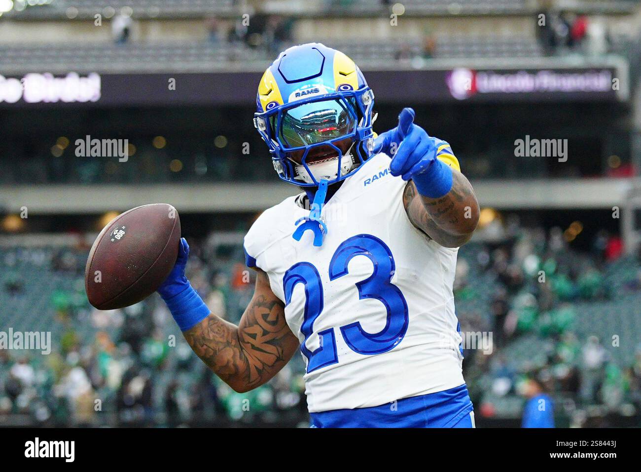 Los Angeles Rams' Kyren Williams in action during an NFL football NFC ...