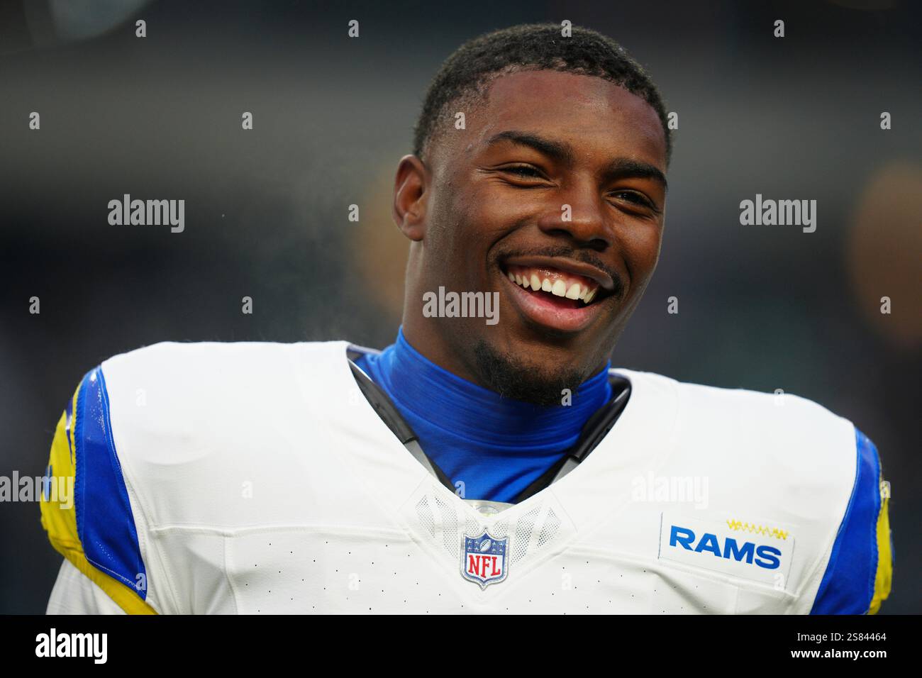 Los Angeles Rams' Kamren Kinchens in action during an NFL football NFC ...