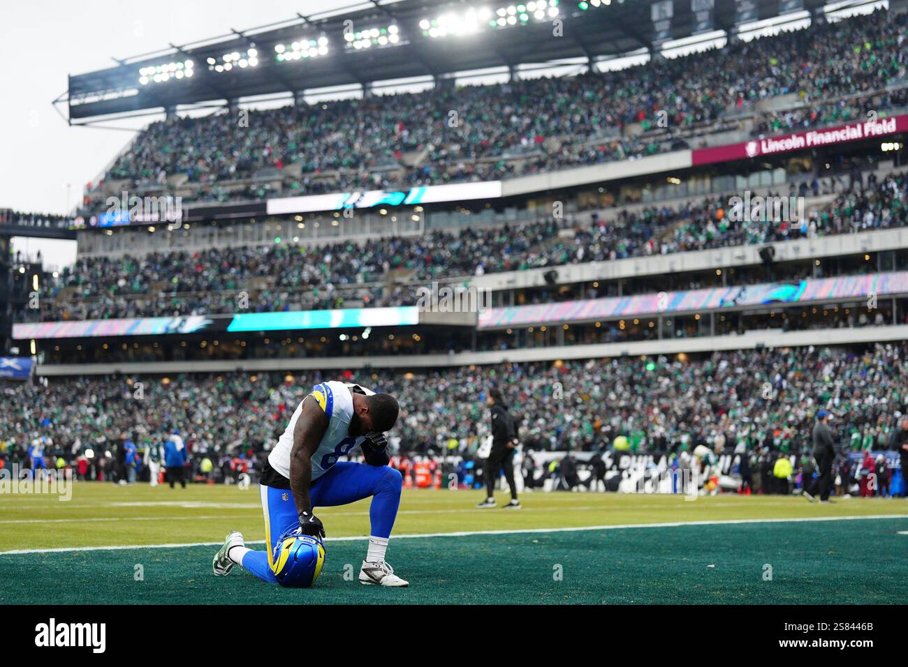 Los Angeles Rams' Jared Verse in action during an NFL football NFC ...