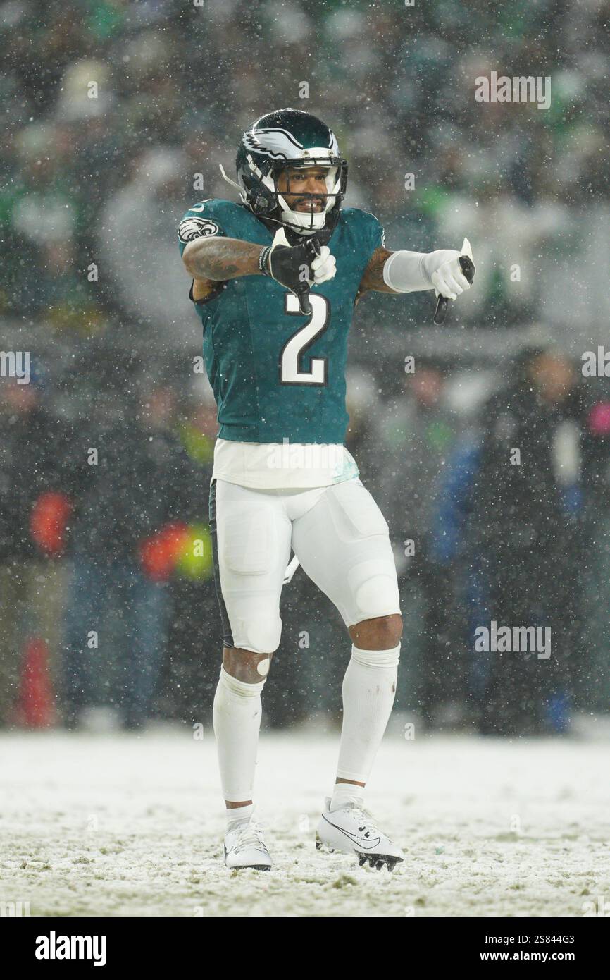 Philadelphia Eagles' Darius Slay Jr. in action during an NFL football ...