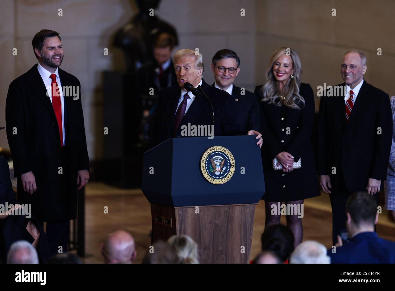 Washington, Dc, USA. 20th Jan, 2025. Vice President JD Vance, President ...