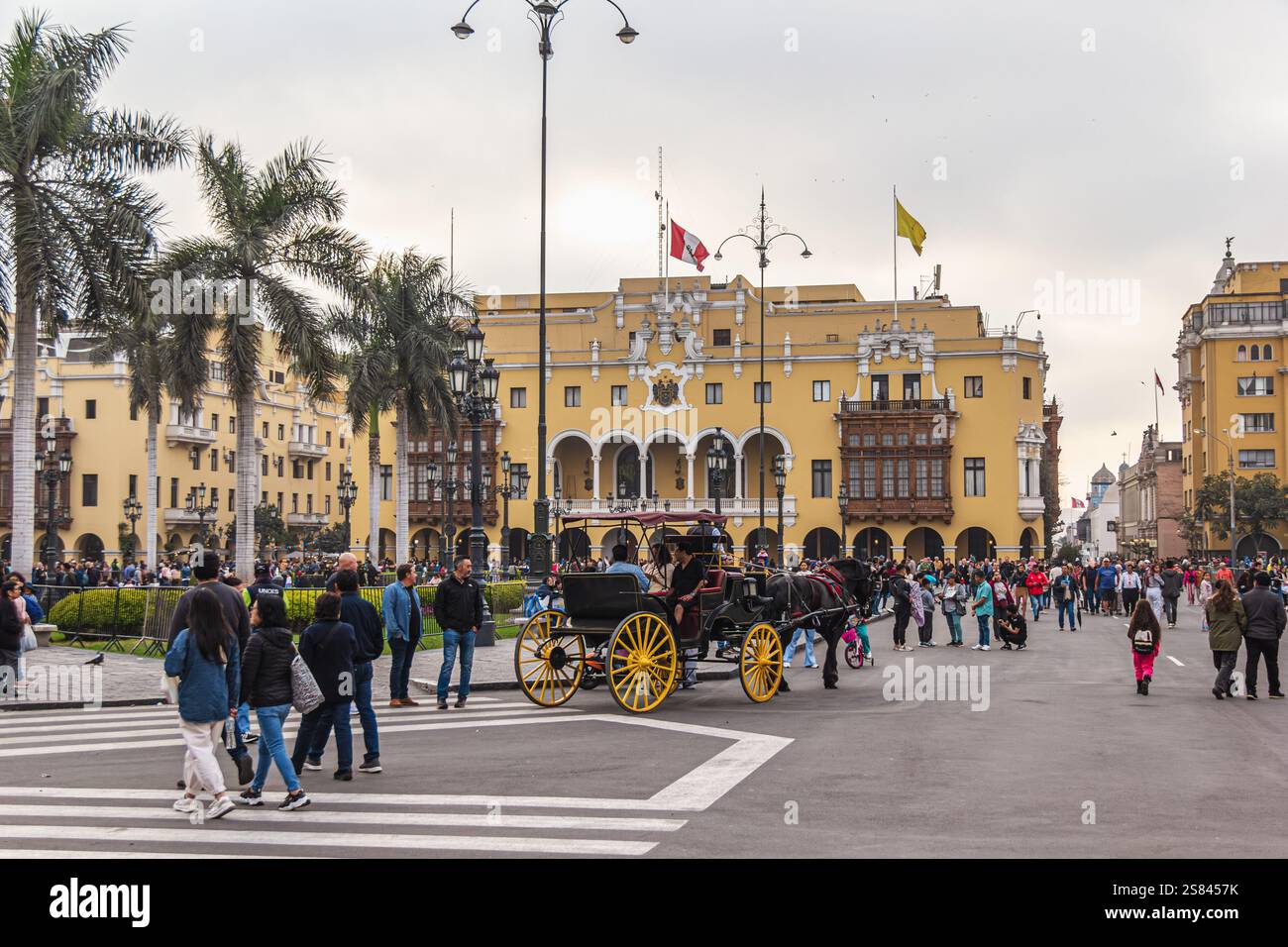 Lima Main Square - Peru Stock Photo - Alamy