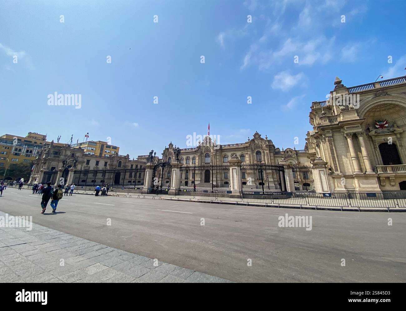 Government Palace, Lima Main Square - Peru Stock Photo - Alamy
