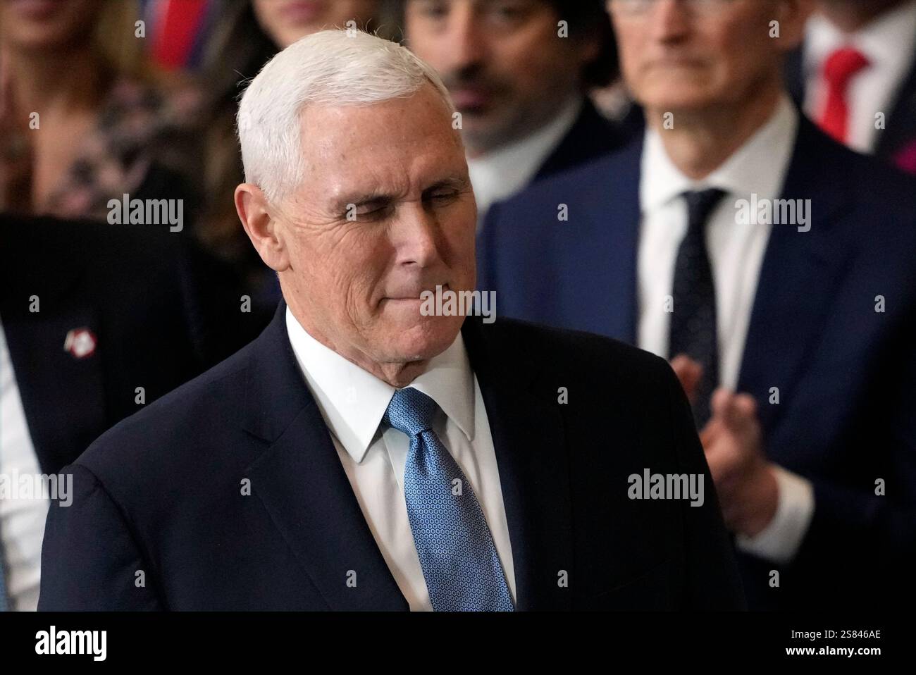 Former Vice President Mike Pence arrives before the 60th Presidential ...