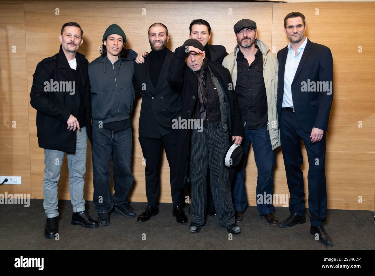 Paris, France. 20th Jan, 2025. Nicolas Duvauchelle, Sandor Funtek ...