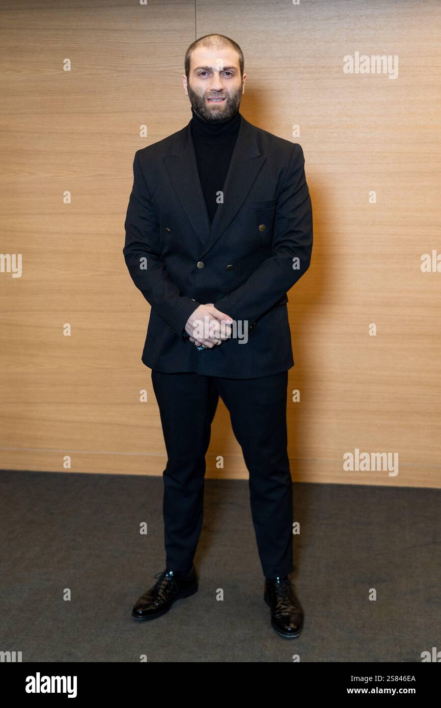 Paris, France. 20th Jan, 2025. Akaki Popkhadze attending the Brule Le ...