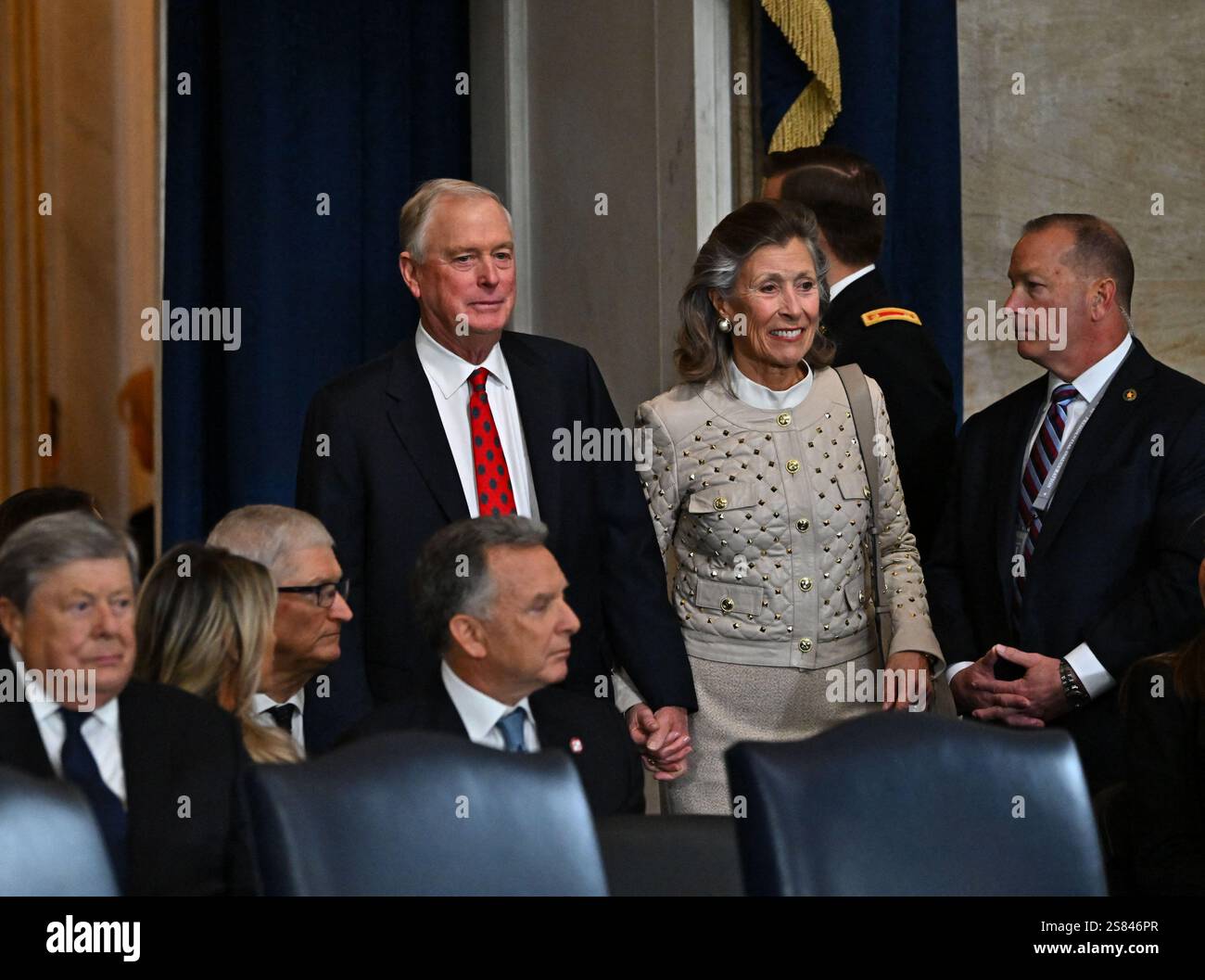 Washington, United States. 20th Jan, 2025. Former vice president Dan ...