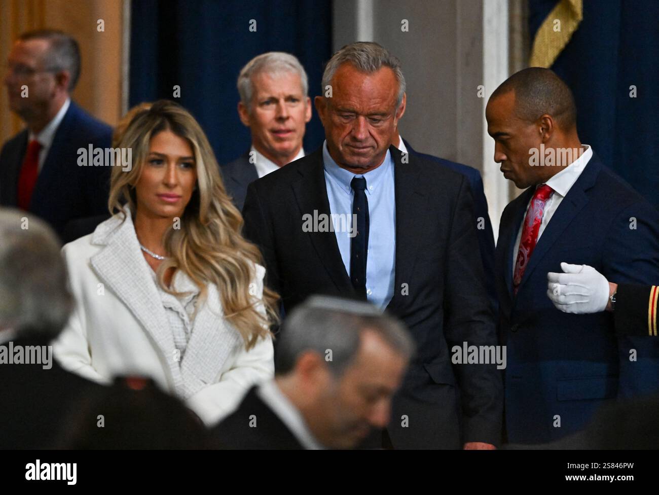 Robert F. Kennedy Jr. arrives ahead of the 60th inaugural ceremony ...