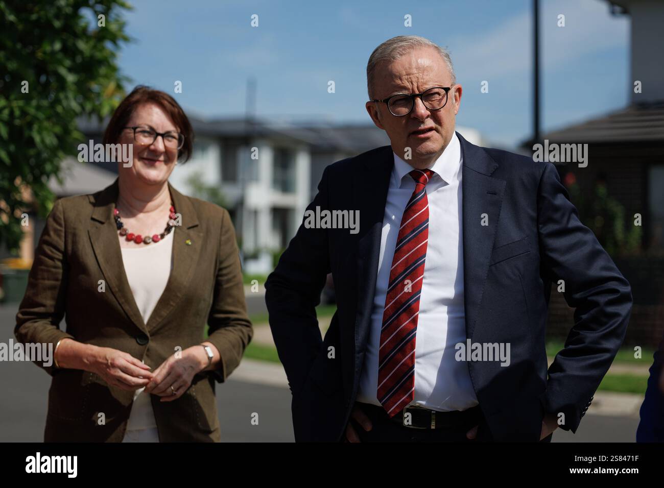 Sydney, Australia. 21st Jan, 2025. (L-R) Member for Macquarie Susan ...