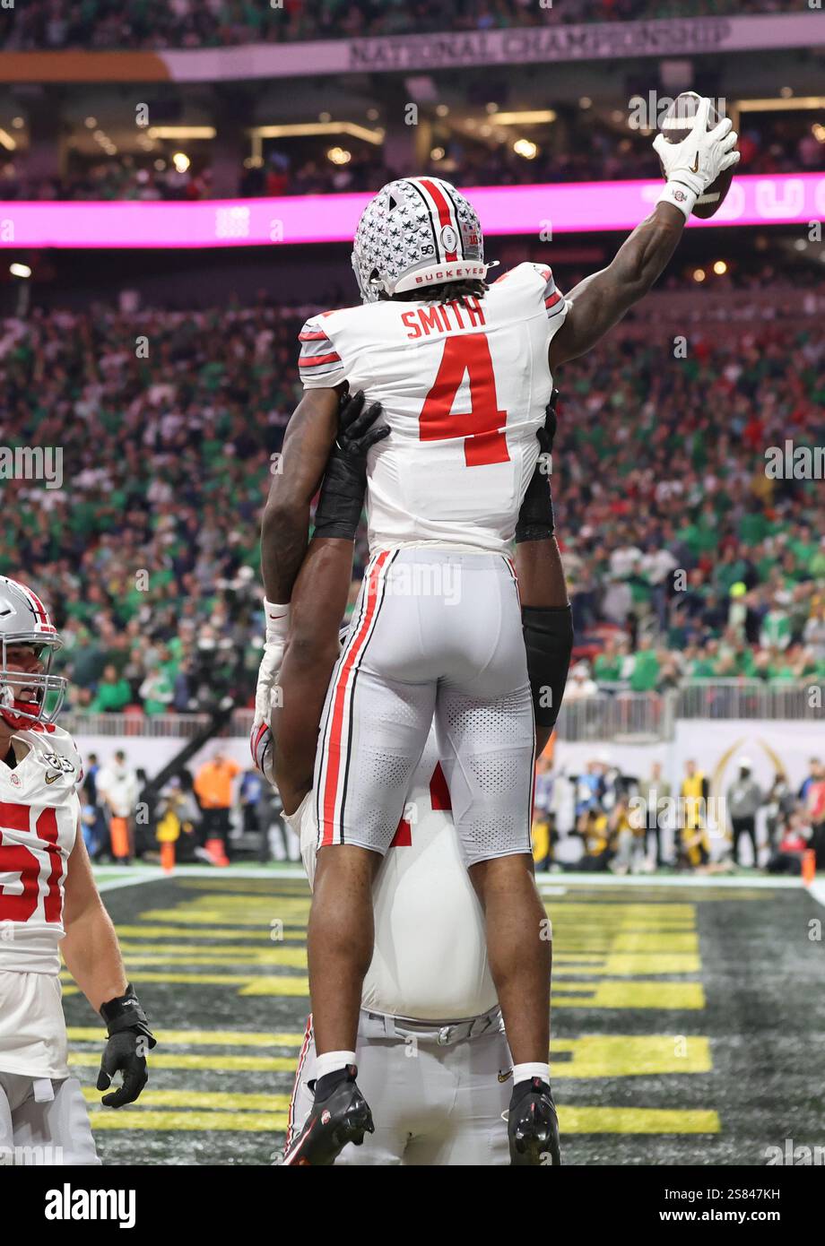 Atlanta, United States. 21st Jan, 2025. Ohio State wide receiver ...