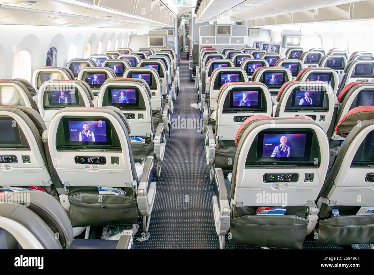 Miami Florida,MIA International Airport,onboard inside interior,empty ...