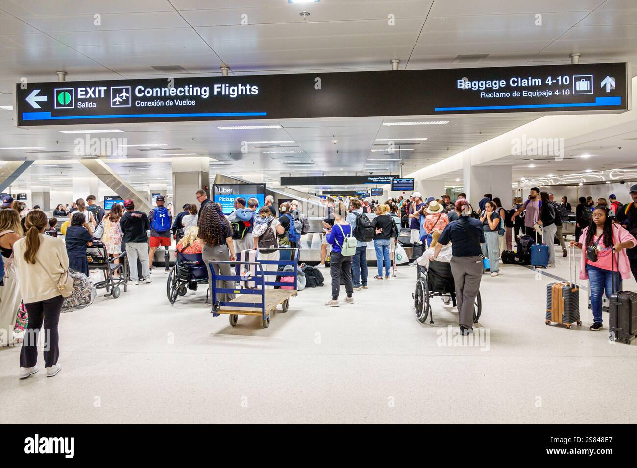 Miami Florida,MIA International Airport,inside interior,terminal ...