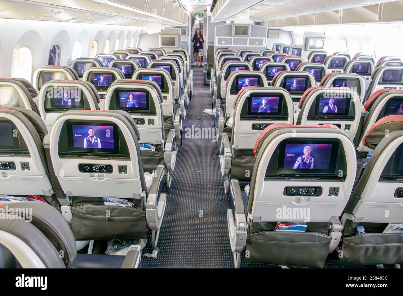 Miami Florida,MIA International Airport,onboard inside interior,empty ...