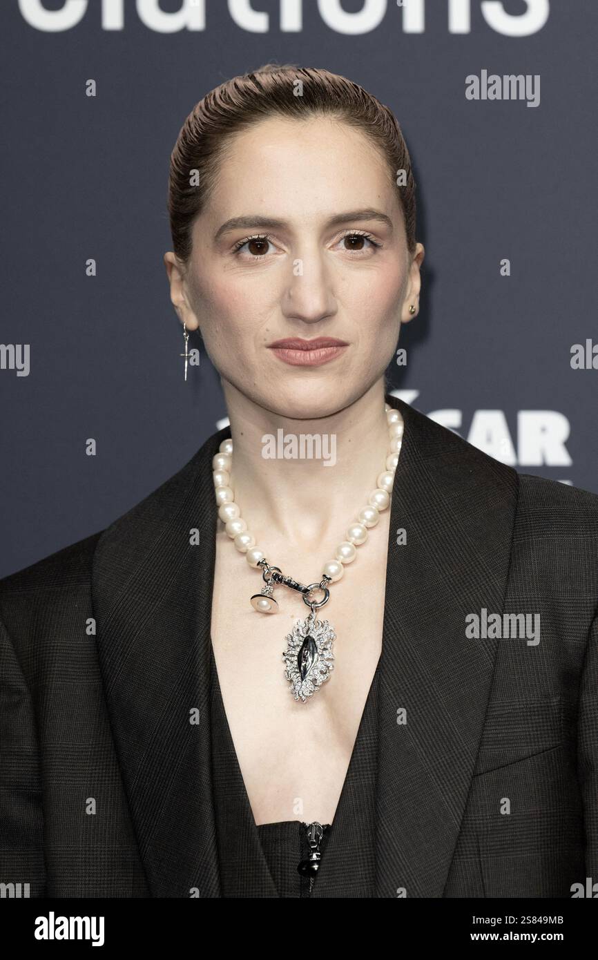 Paris, France. 20th Jan, 2025. Aloise Sauvage attends the "Cesar ...