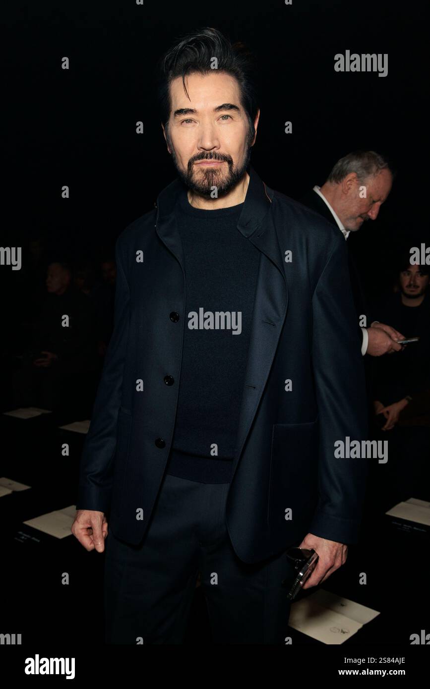 Milan, Italien. 20th Jan, 2025. Fei Xiang aka Kris Phillips attends ...