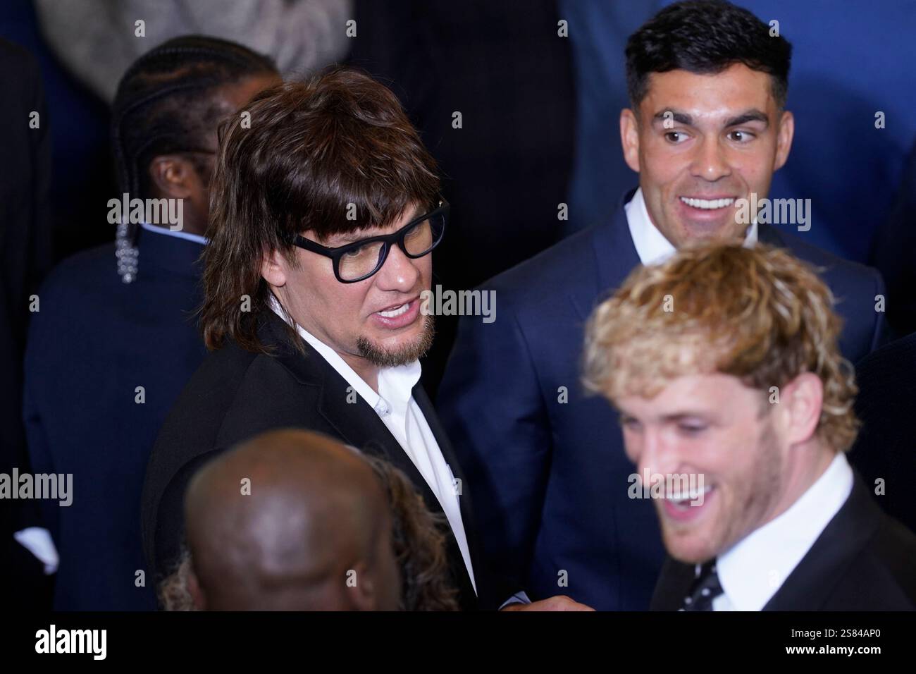 Comedian Theo Von during the 60th presidential inauguration in ...