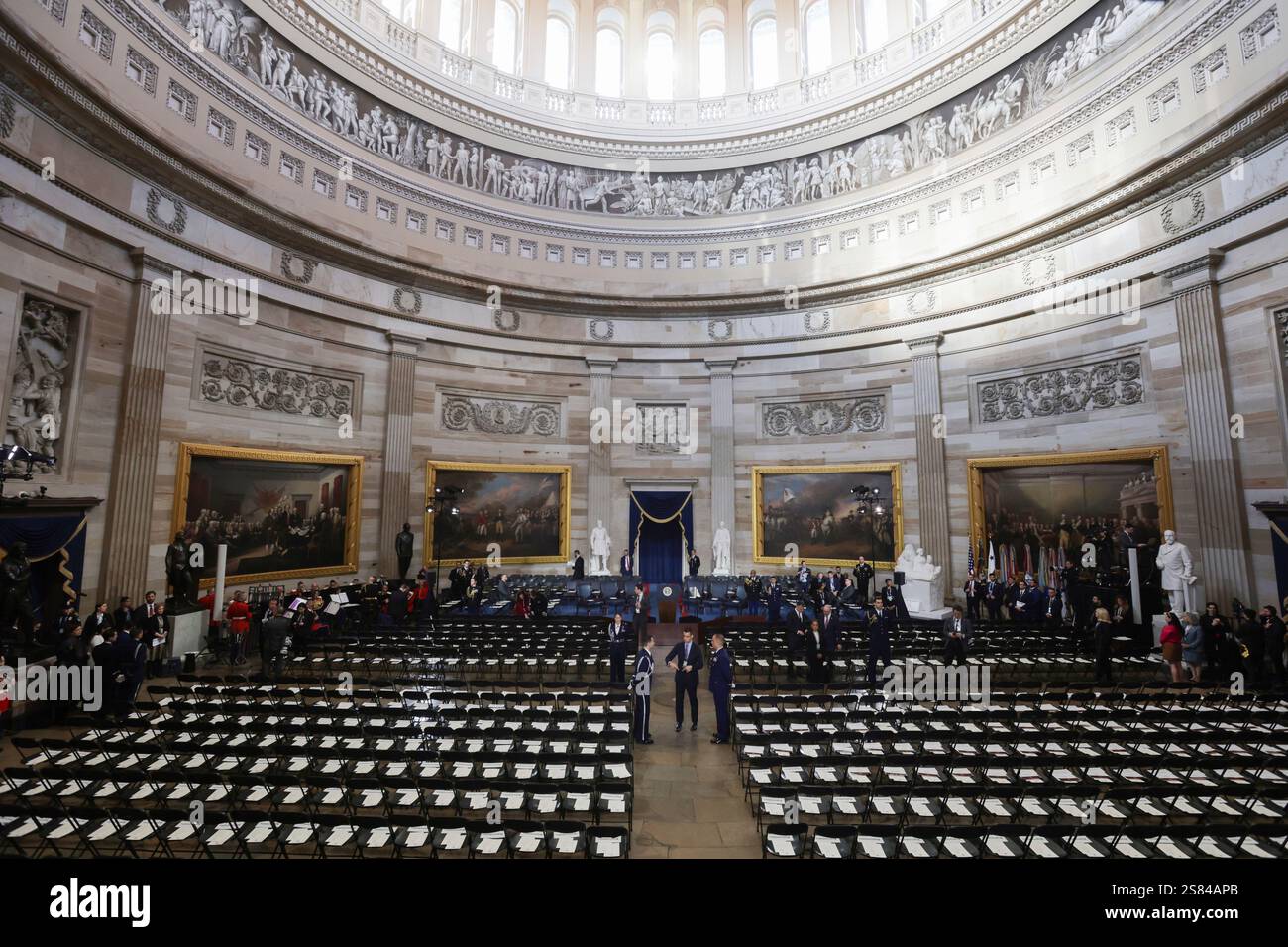 A general view ahead of the presidential inauguration of Donald Trump ...