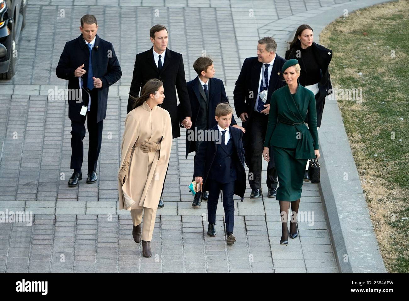 Jan 20, 2025; Washington, DC, USA; Ivanka Trump, Jared Kushner and ...