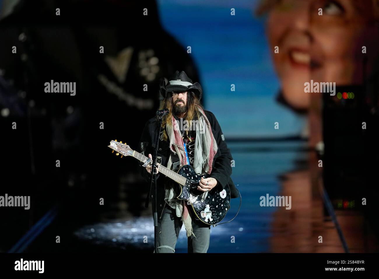 Billy Ray Cyrus performs at the Liberty Ball during the 60th ...