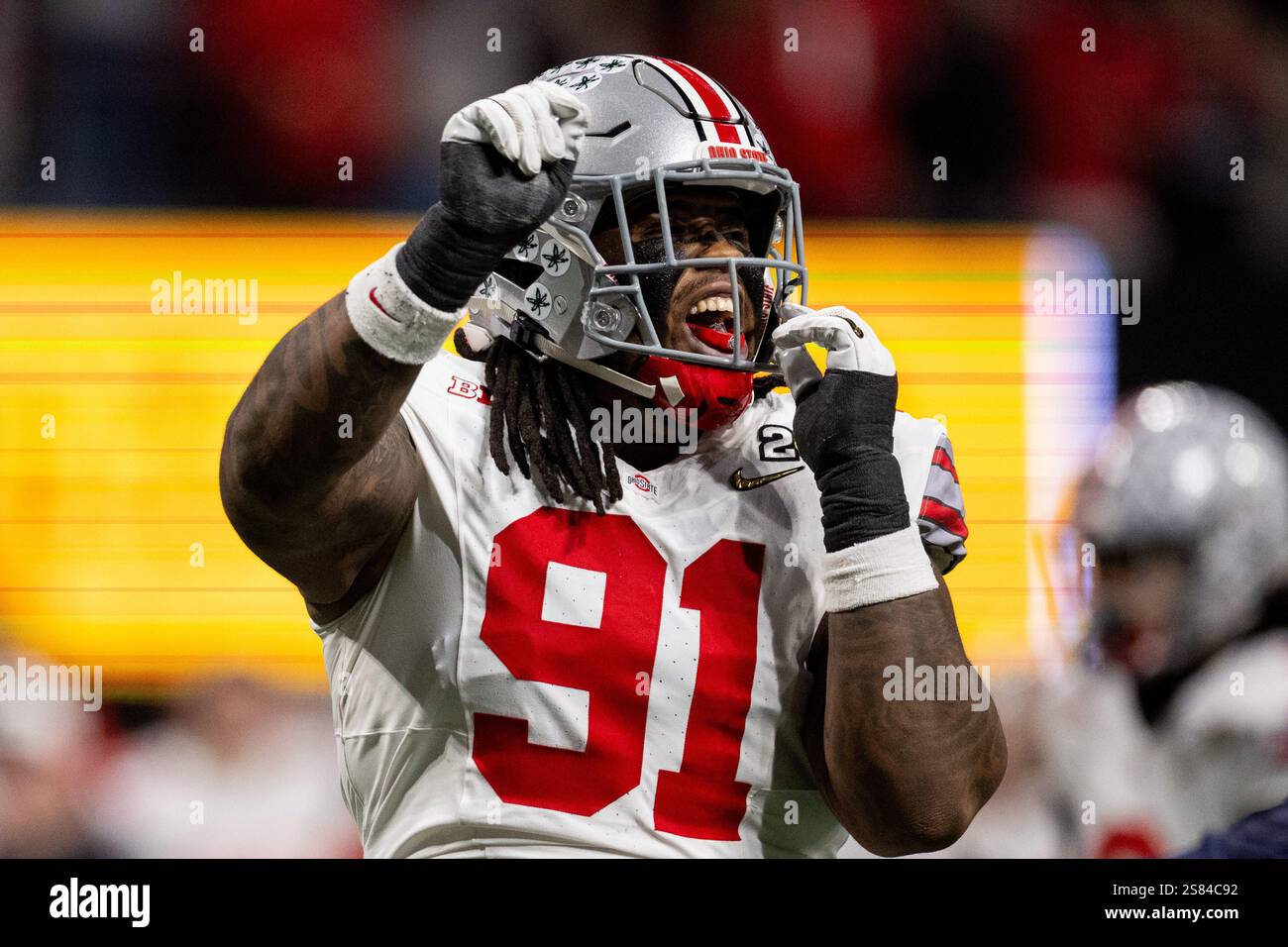 January 20, 2025: Ohio State defensive tackle Tyleik Williams (91 ...
