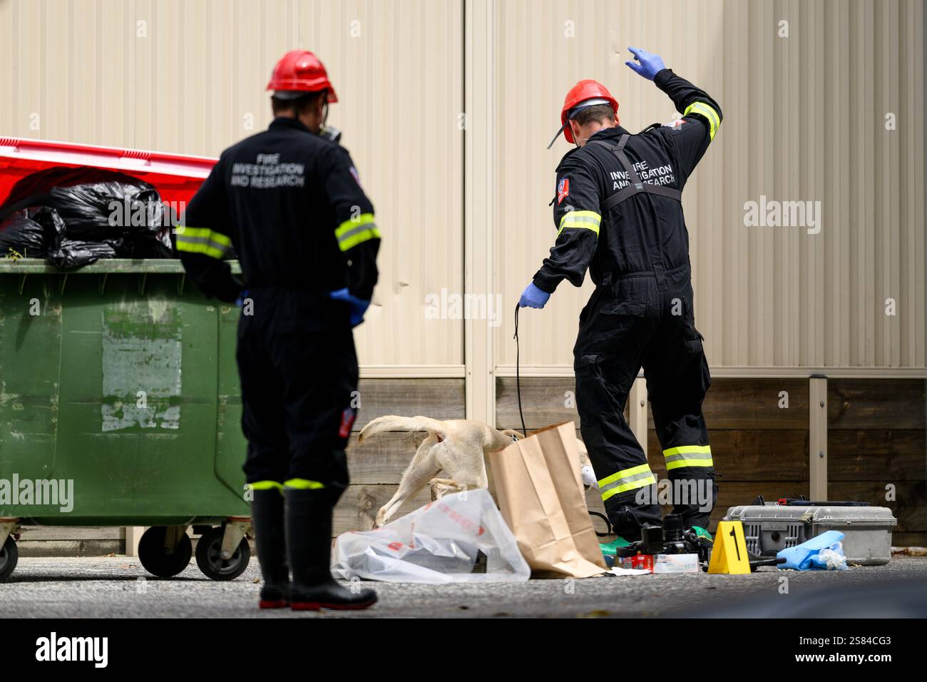 Sydney, Australia. 21st Jan, 2025. Fire and Investigation Research Unit ...