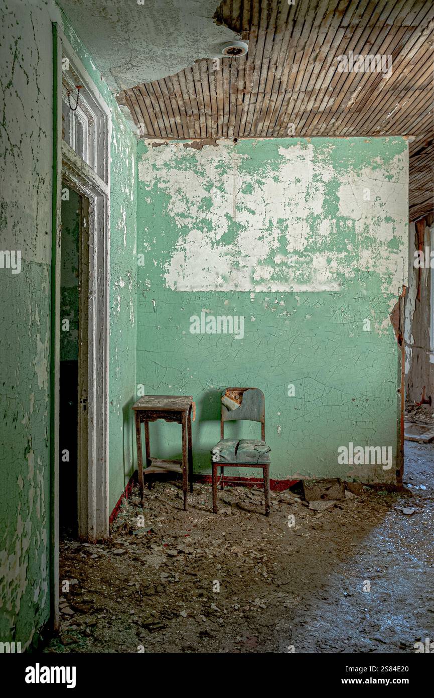 A former abandoned tuberculosis and asylum hospital on the east coast ...