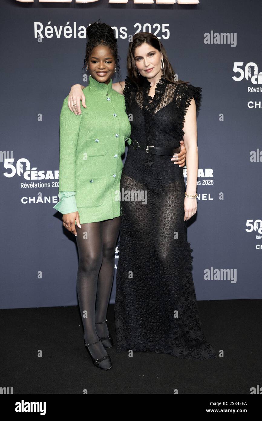 Melodie Simina and Laeticia Casta attend the "Cesar - Revelations 2025 ...
