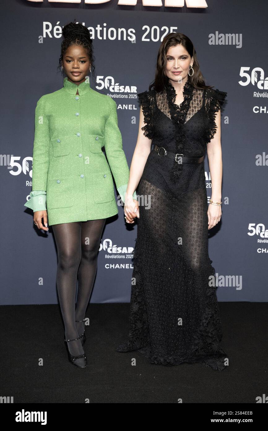 Melodie Simina and Laeticia Casta attend the "Cesar - Revelations 2025 ...