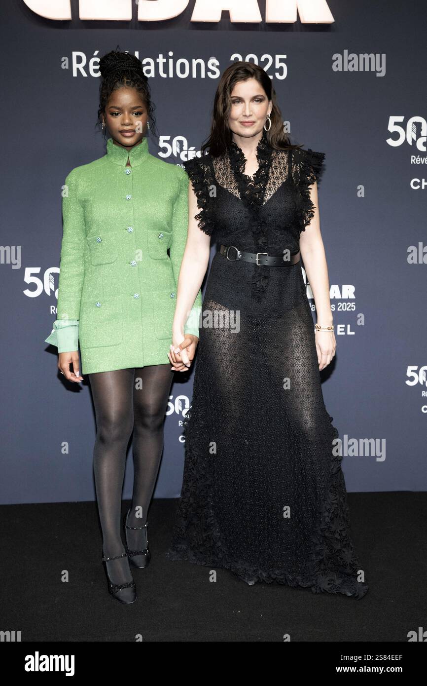 Melodie Simina and Laeticia Casta attend the "Cesar - Revelations 2025 ...