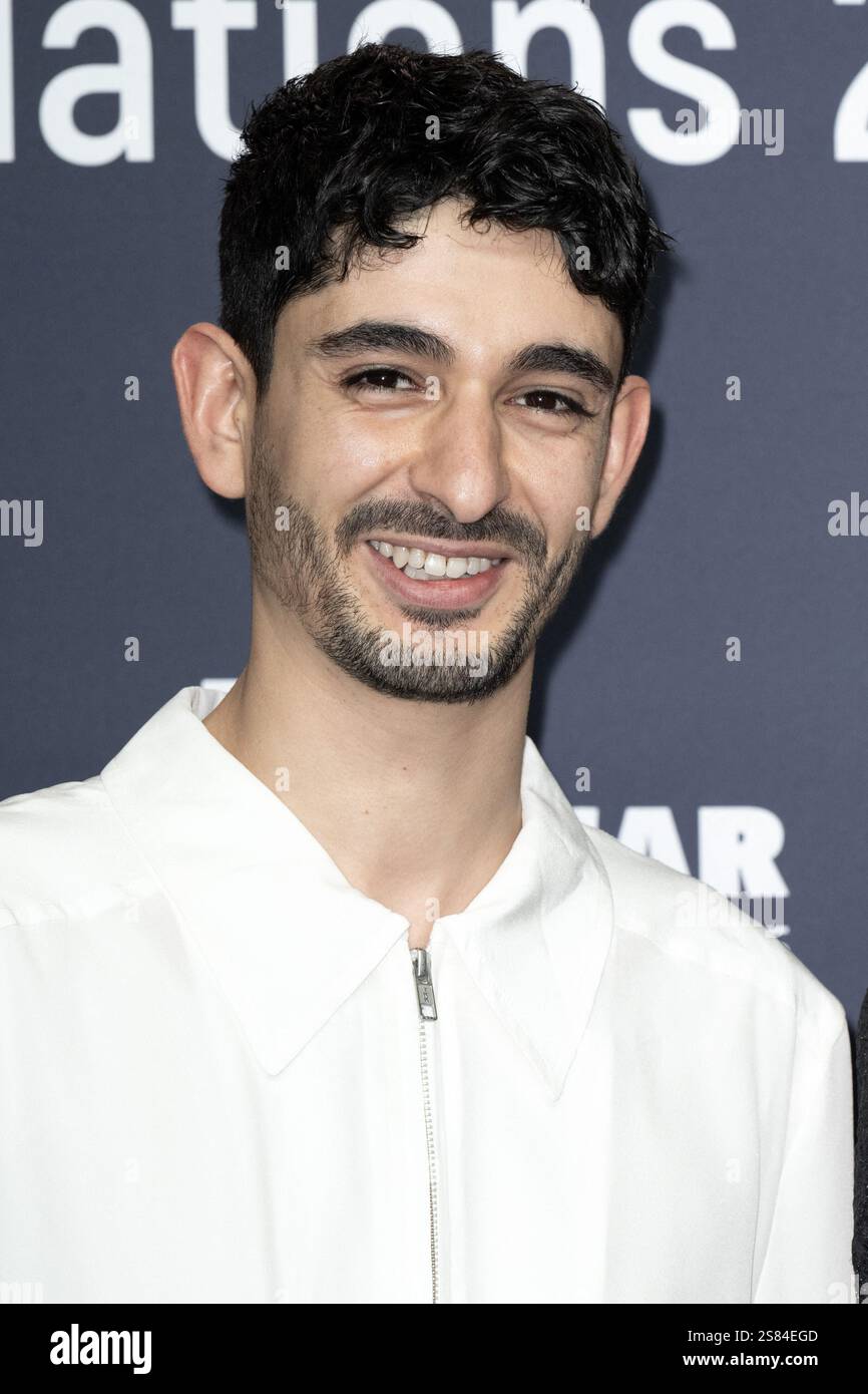 Paris, France. 20th Jan, 2025. Hamza Meziani attends the "Cesar ...