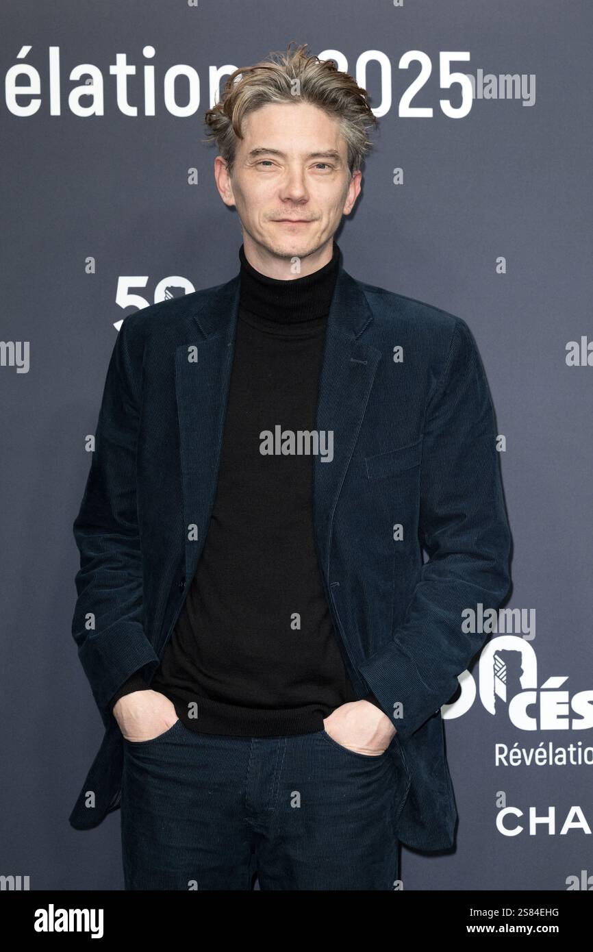 Paris, France. 20th Jan, 2025. Swann Arlaud attends the "Cesar ...