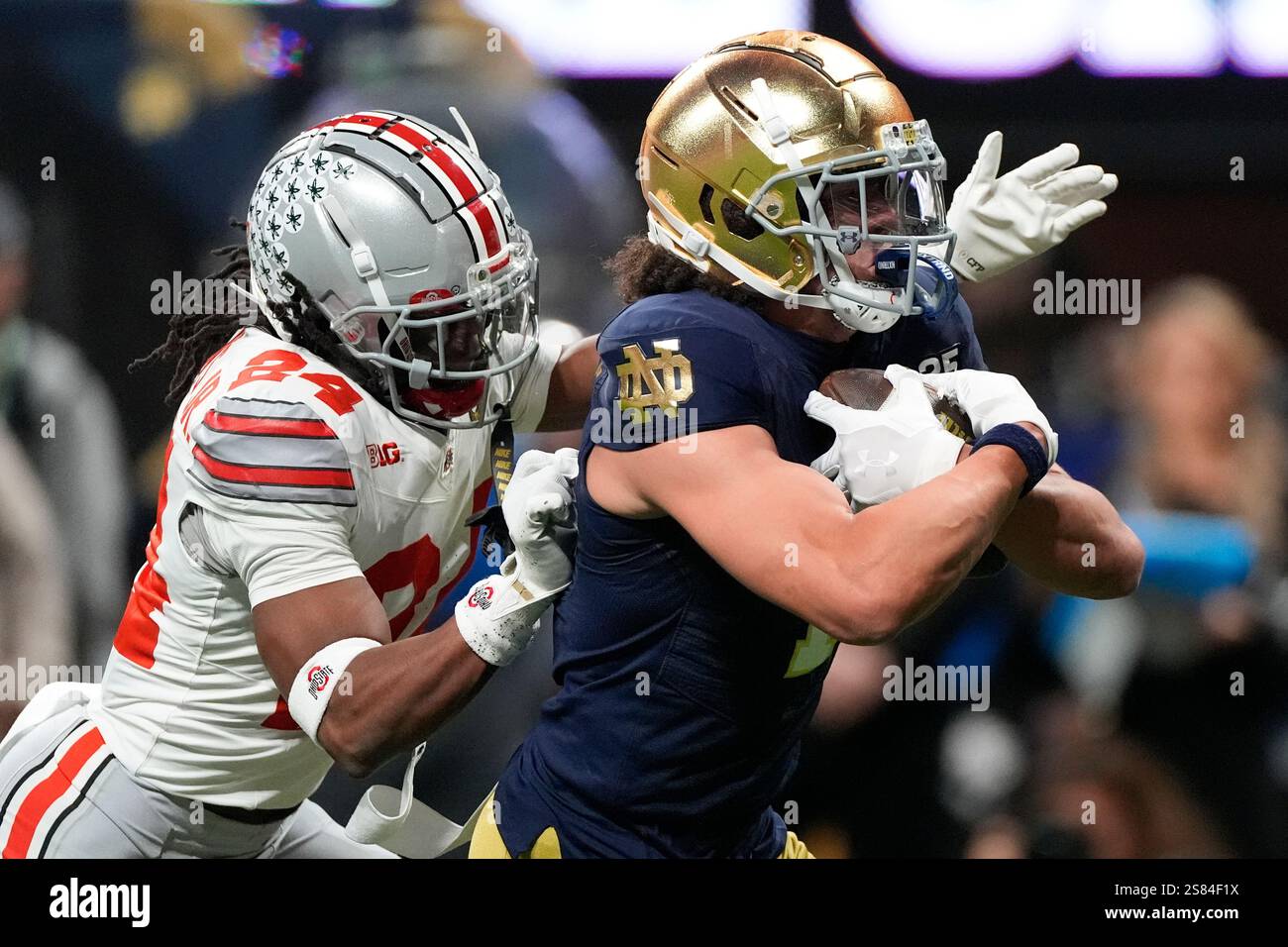 Notre Dame wide receiver Jaden Greathouse scores pasts Ohio State ...