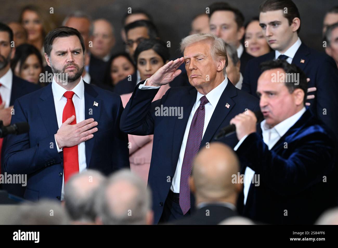 Washington, United States Of America. 20th Jan, 2025. (L-R) US Vice ...