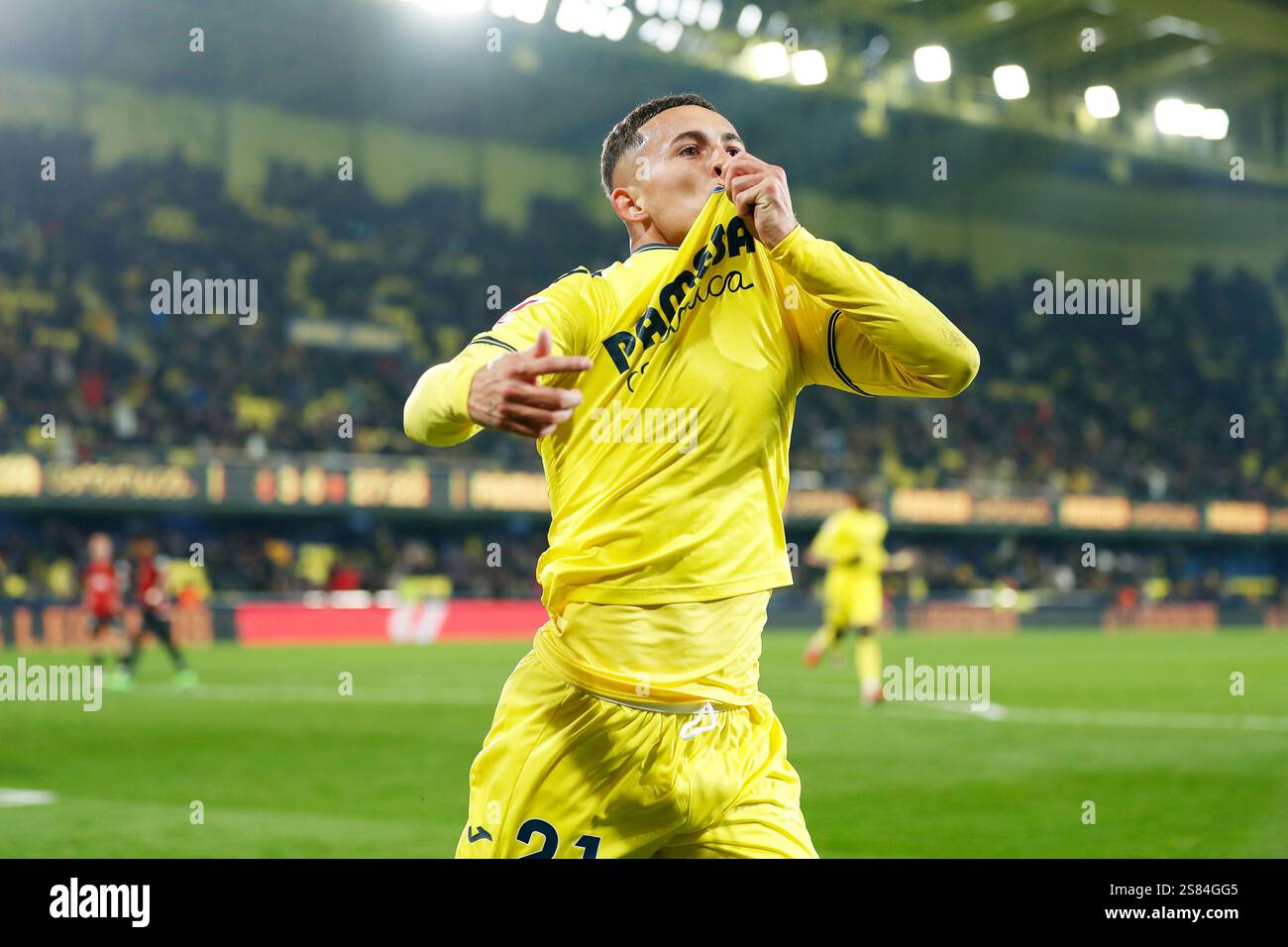 Vila-Real, Spain. 20th Jan, 2025. Yeremy Pino (Villarreal) Football ...