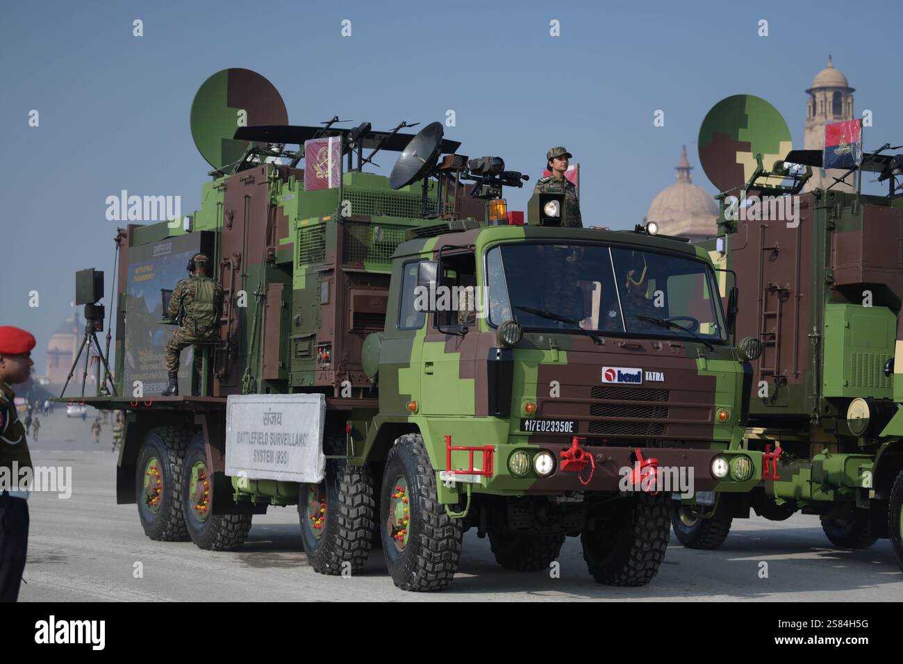 New Delhi, India. 20th Jan, 2025. NEW DELHI, INDIA - JANUARY 20: Battlefield Surveillance System ...