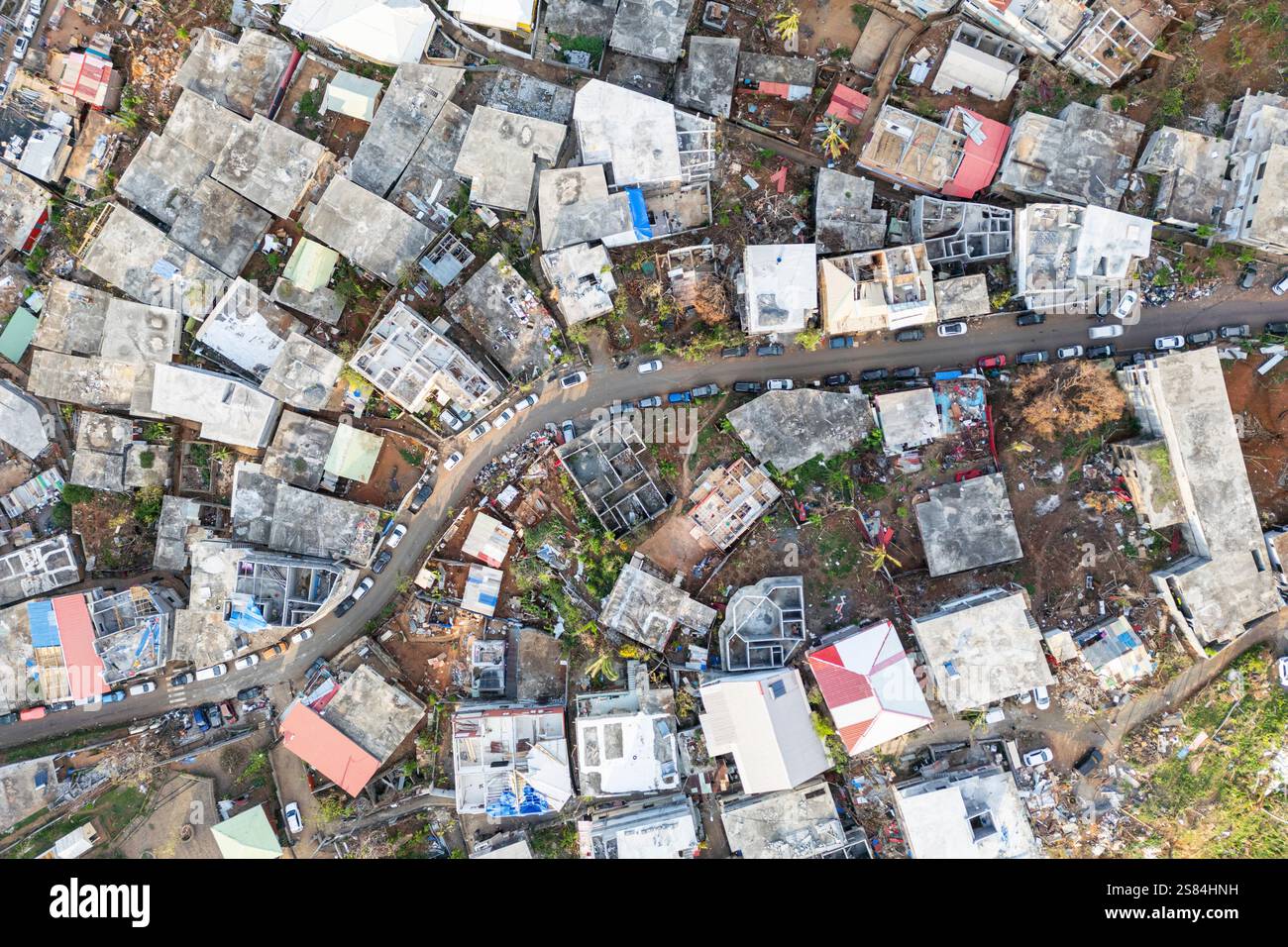Urbanisation of Mayotte island Stock Photo - Alamy