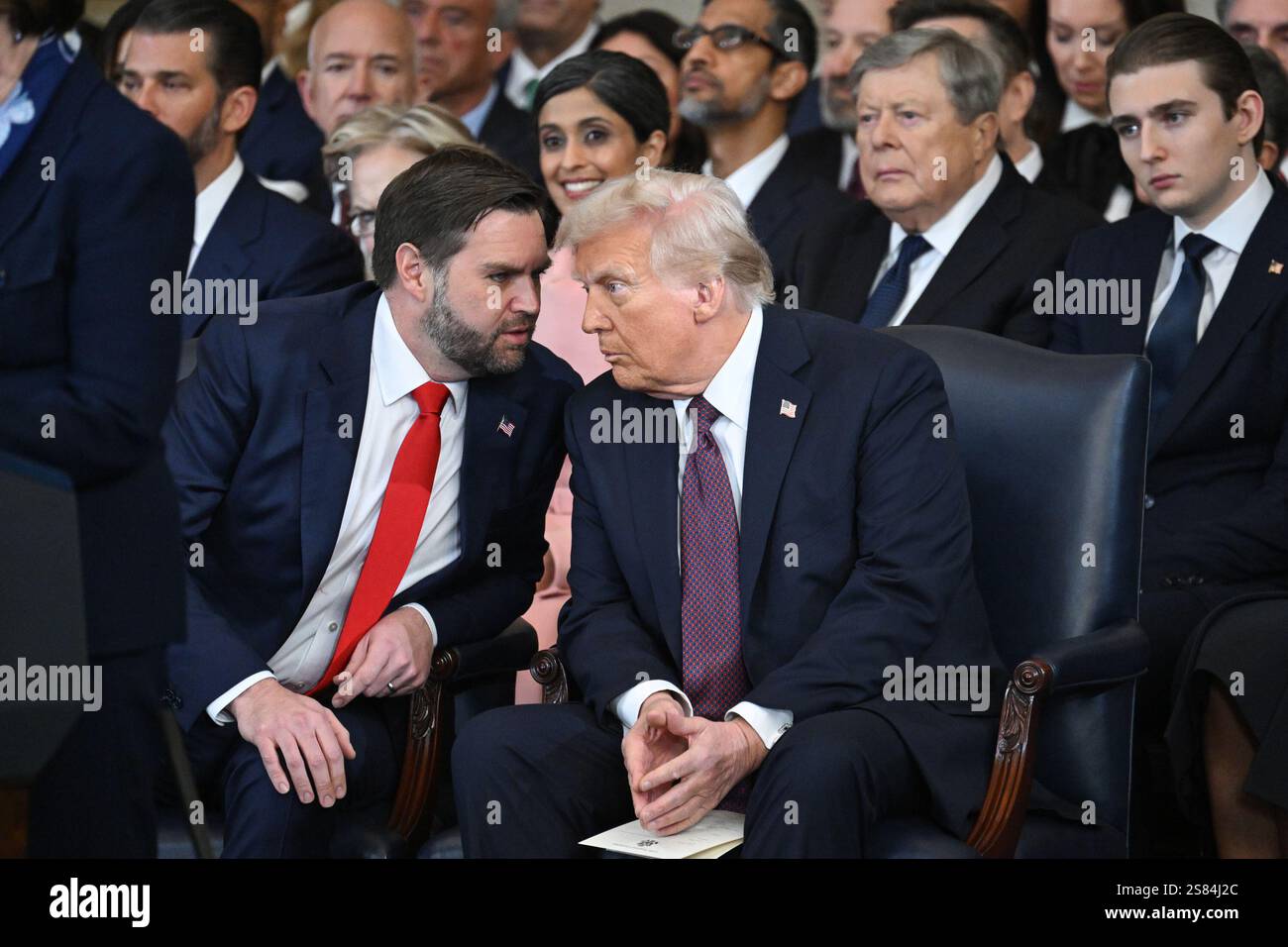 Washington, United States Of America. 20th Jan, 2025. (L-R) US Vice ...