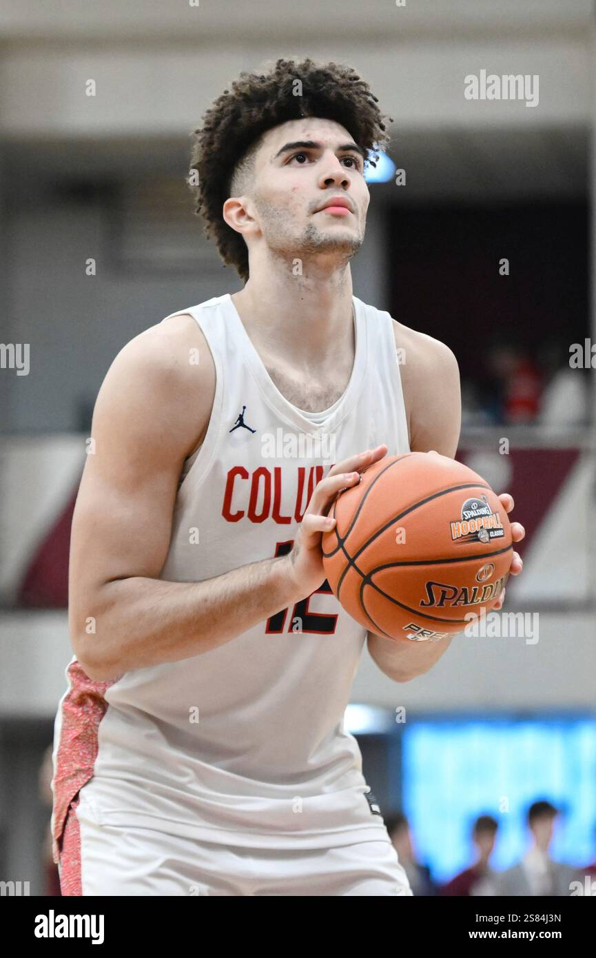 SPRINGFIELD, MA - JANUARY 20: Cameron Boozer of Christopher Columbus ...