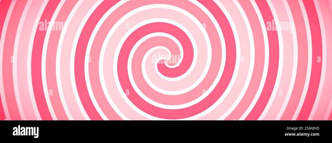 Candy color spiral background. Pink rotating swirl pattern wallpaper ...