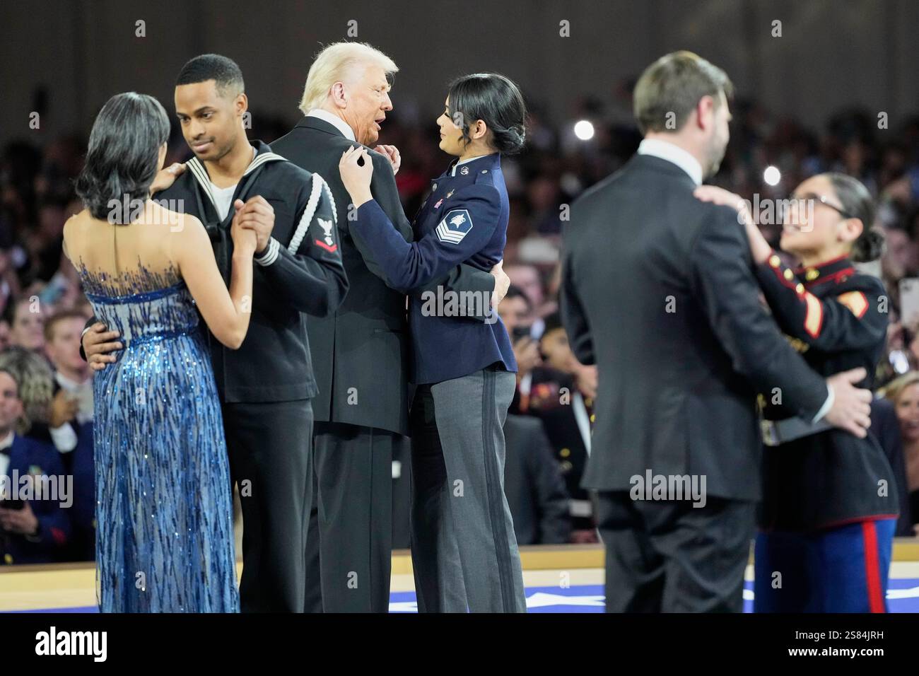 President Donald Trump, Vice President JD Vance and second lady Usha ...