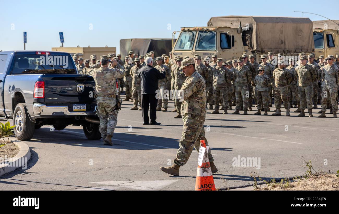 Pacific Palisades, California, USA. 16th Jan, 2025. U.S. Army National ...