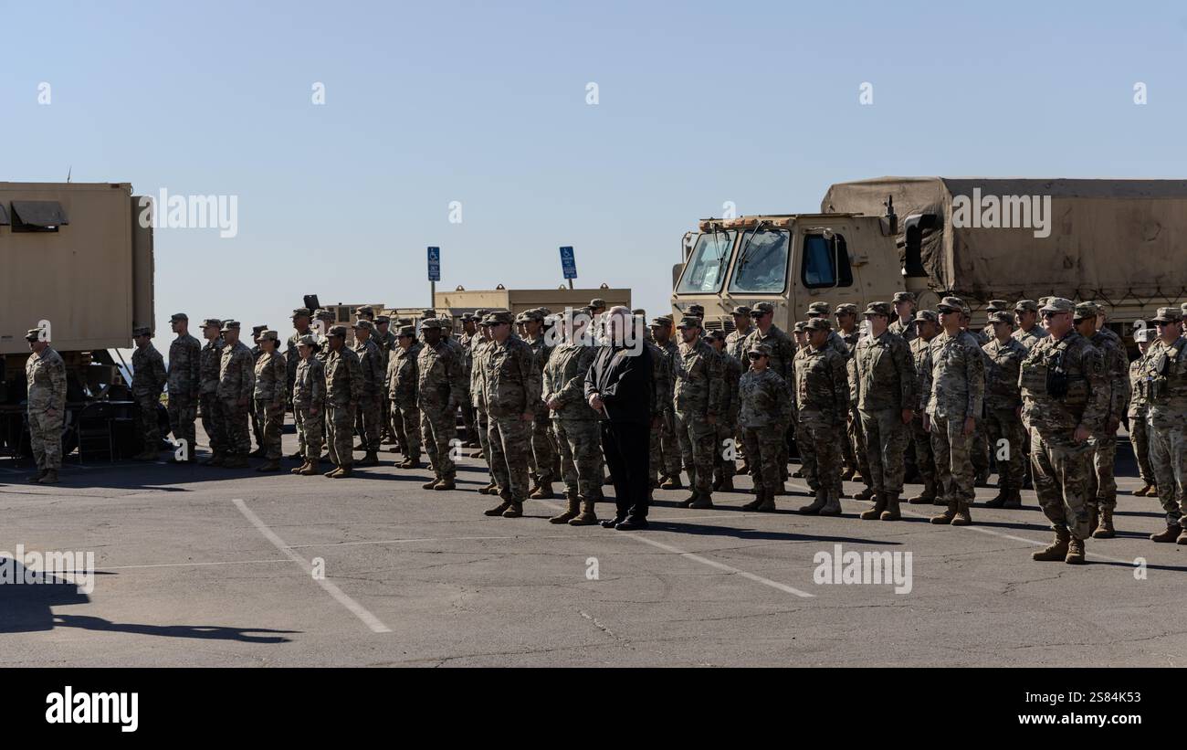 Pacific Palisades, California, USA. 16th Jan, 2025. U.S. Army National ...