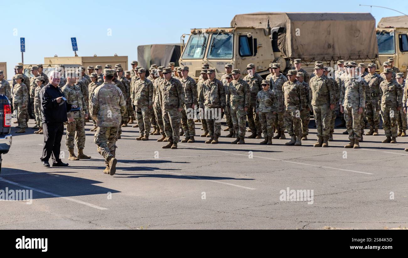 Pacific Palisades, California, USA. 16th Jan, 2025. U.S. Army National ...