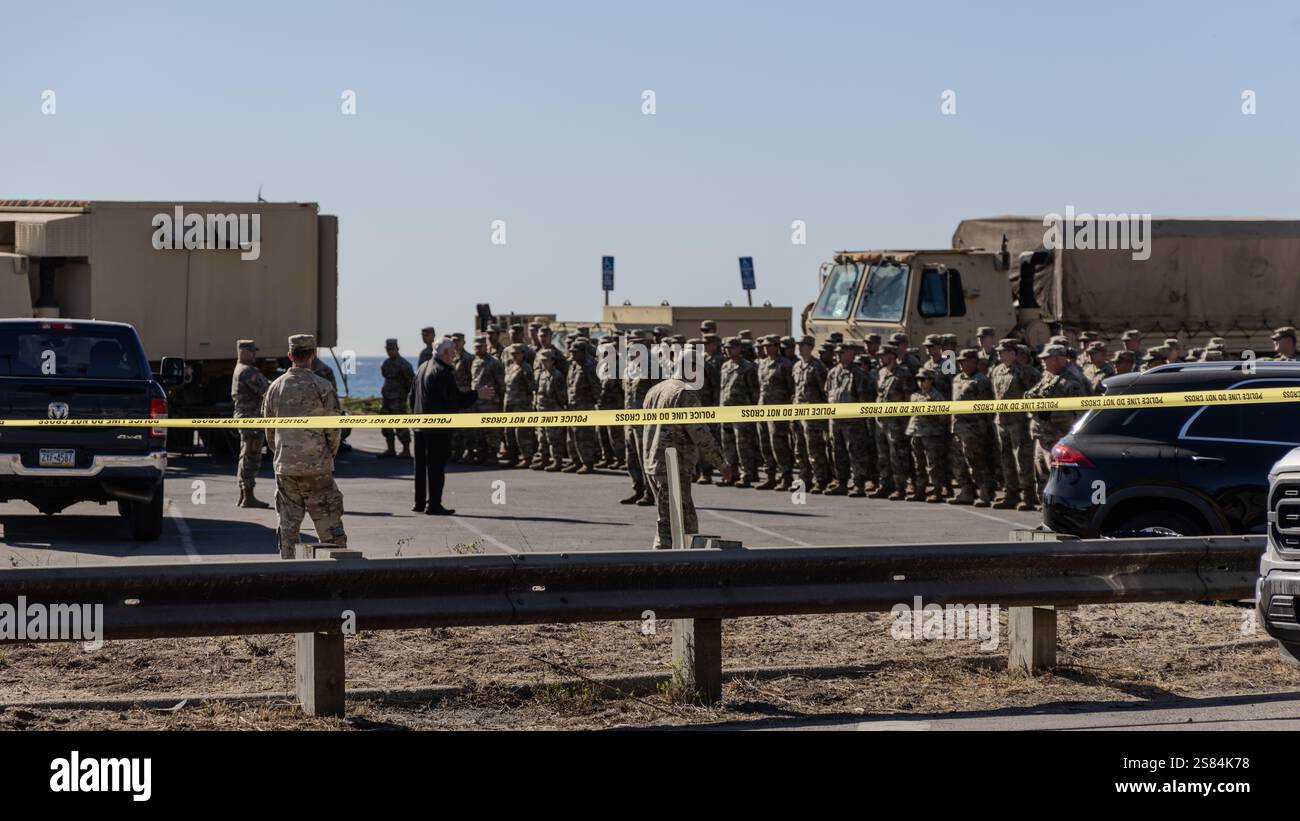 Pacific Palisades, California, USA. 16th Jan, 2025. U.S. Army National ...