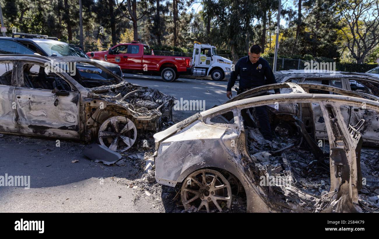 Pacific Palisades, California, USA. 16th Jan, 2025. A Los Angeles ...