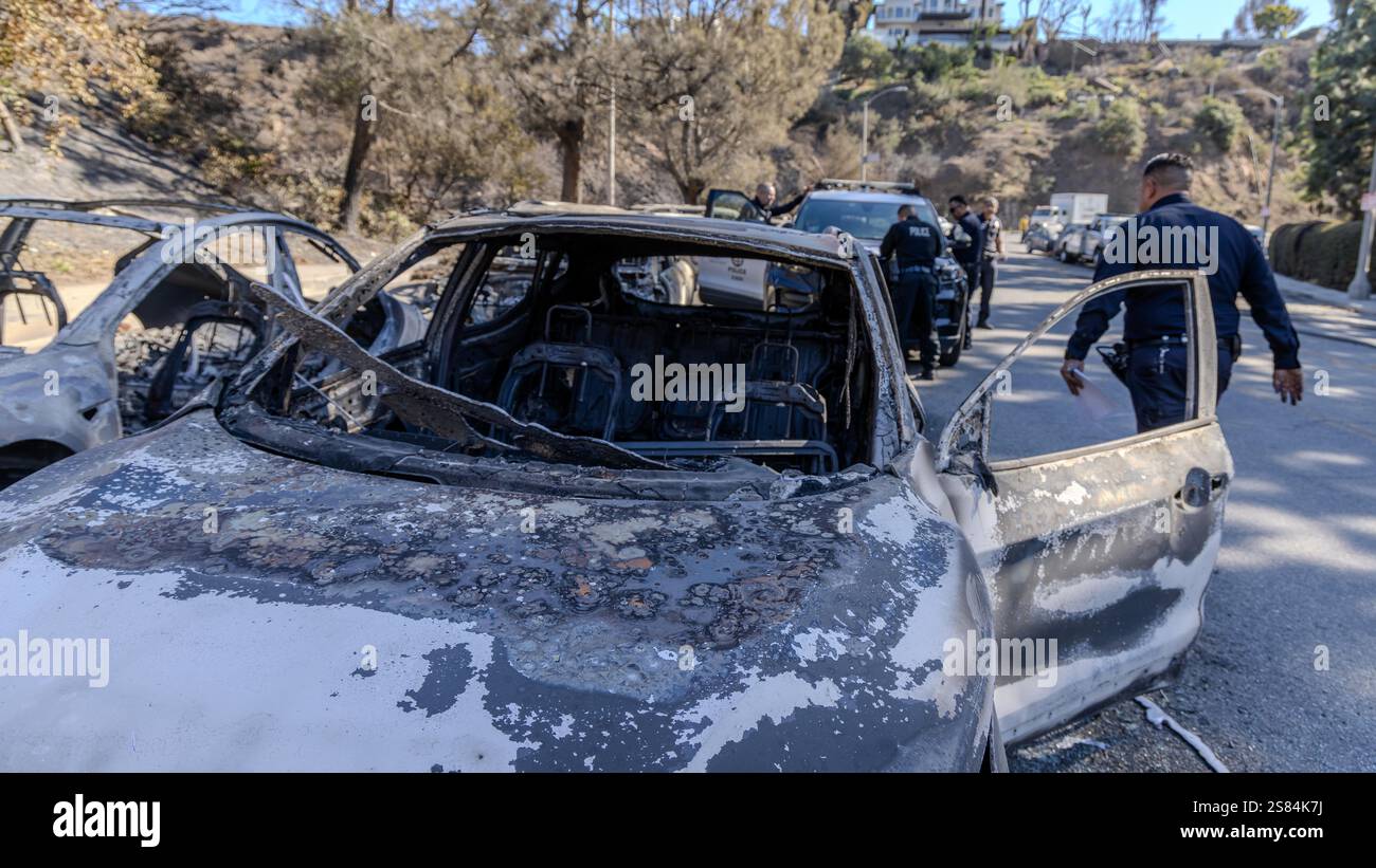 Pacific Palisades, California, USA. 16th Jan, 2025. A Los Angeles ...