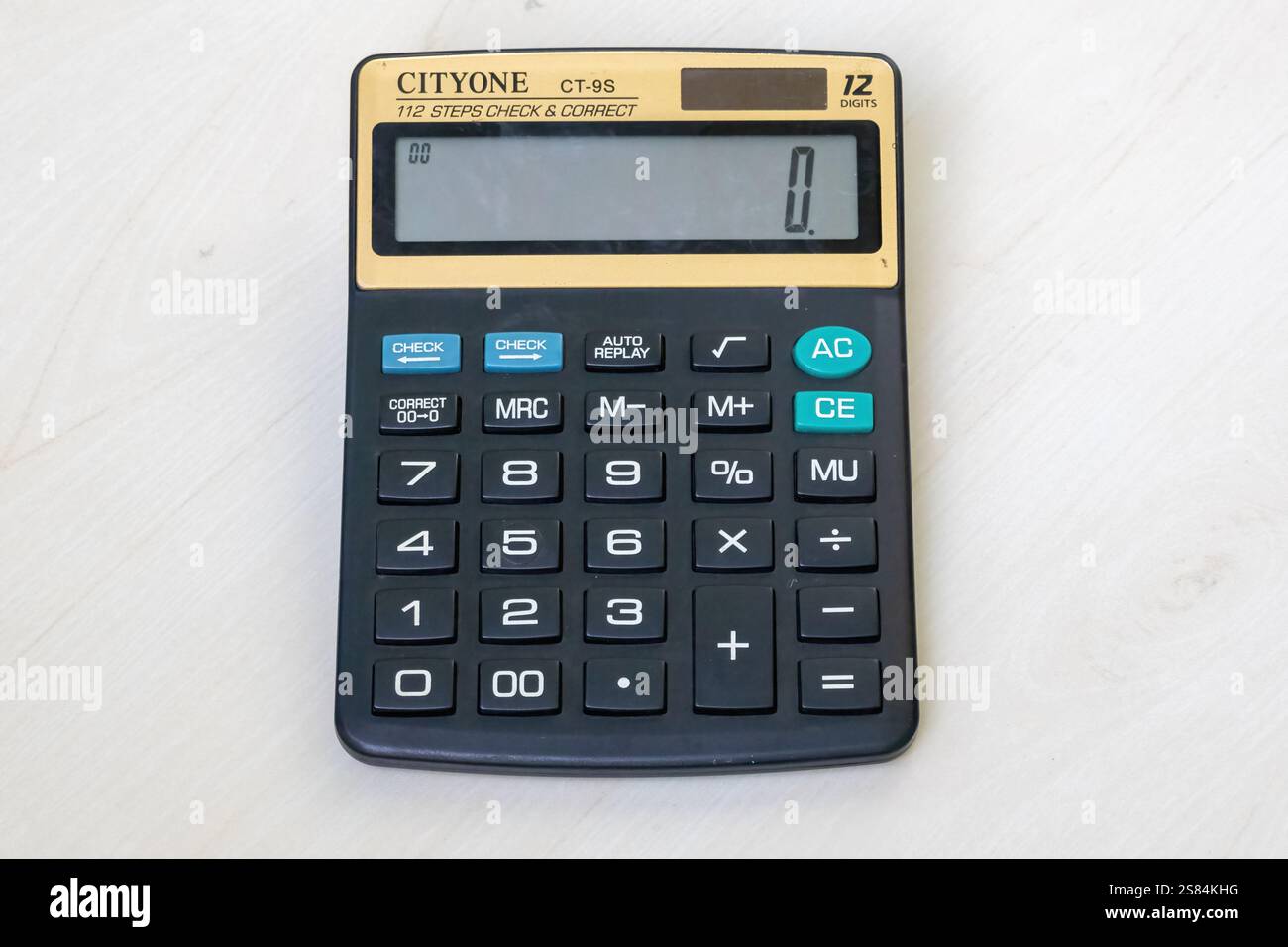 Cityone CT-9S 12-digit Electronic Calculator with 112-step Check and ...