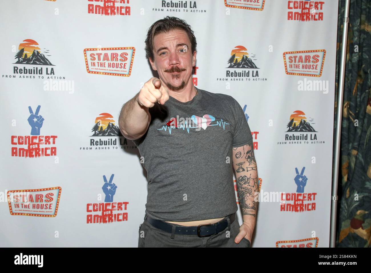 Actor Hennessy Winkler attends the Concert For America fundraising ...