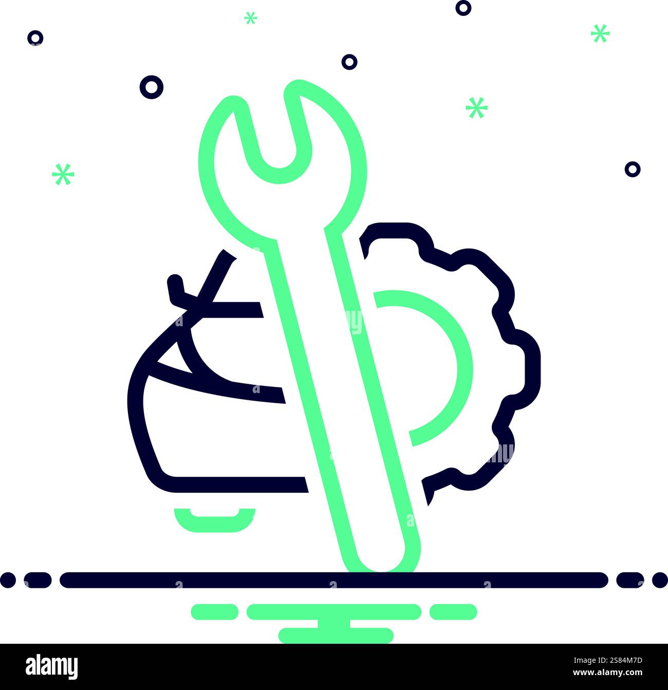 Fixing an automobile Cut Out Stock Images & Pictures - Alamy