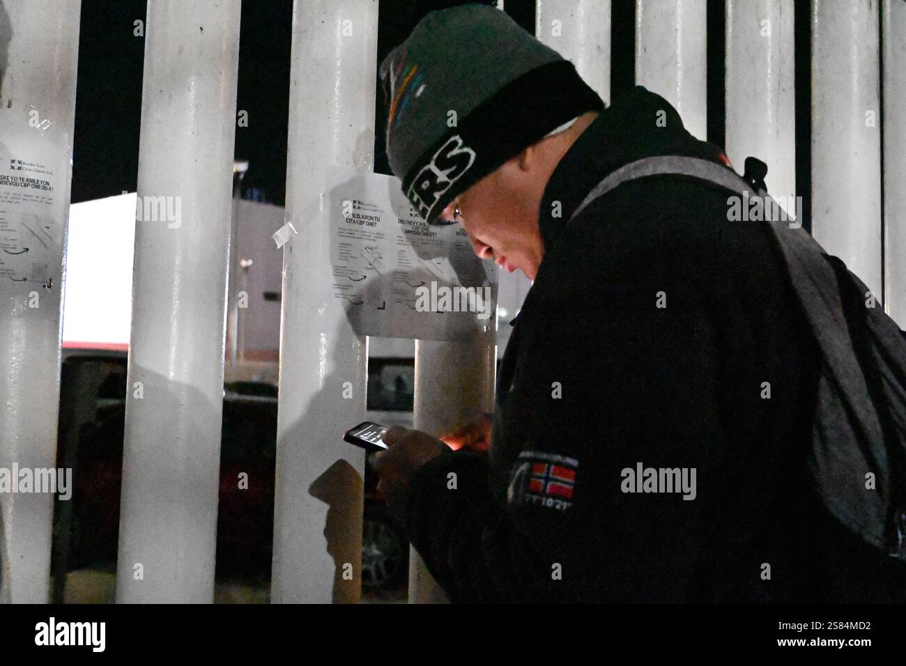 January 20, 2025, Tijuana, Baja California, Mexico: Posters from ...